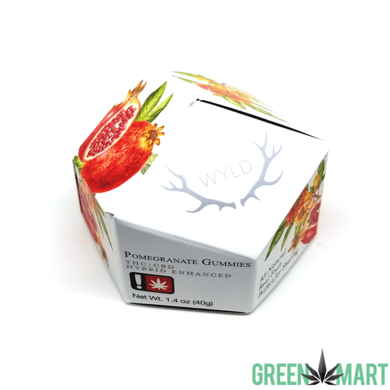 Wyld Pomegranate CBD 1:1 Gummies | Green Mart Beaverton Wyld Pomegranate CBD 1:1 Gummies | Green Mart Beaverton